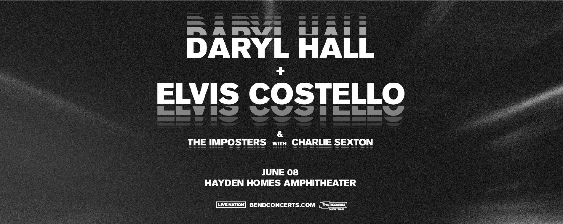 Daryl Hall + Elvis Costello & The Imposters with Charlie Sexton | Hayden Homes Amphitheater